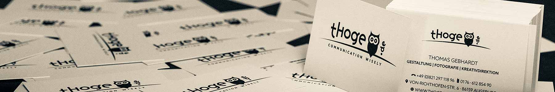 Info · thoge.de Leistungen und Kontaktaufnahme, Gestaltung, Fotografie